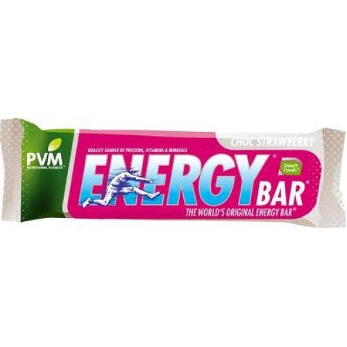 PVM Energy Bar Chocolate Strawberry 45g | The South African Place